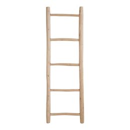 Dekoleiter Decorative ladder, Teak, Holz, Teakholz, Holz, 50x150x5 cm, zum Stellen, Dekoration, Skulpturen & Dekoobjekte, Dekoobjekte