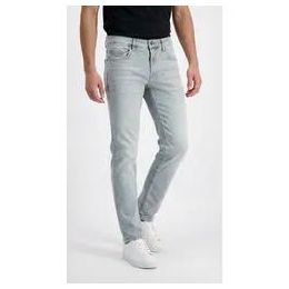 Slim-fit-Jeans Cars Jeans "Jeans Bates", Herren, Gr. 32, L&auml;nge 32, blau (blau grau), Denim/Jeans, Obermaterial: 83% Baumwolle, 16% Polyester, 1% Elasthan, Abriebeffekte, slim fit kn&ouml;chellang, Jeans Slim-fit-Jeans