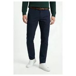 Jack & Jones Chinohose JACK & JONES "JPSTMARCO ADAM BELTED CHINO", Herren, Gr. 29, L&auml;nge 32, schwarz navy, Web, Obermaterial: 98% Baumwolle, 2% Elasthan, unifarben, slim fit kn&ouml;chellang, Hosen Chinohose