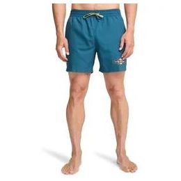 Boardshorts Billabong "Foundation Layback", Herren, Gr. L, real teal, Obermaterial: 100% Microfaser;, Hosen
