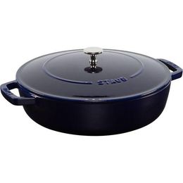 Staub Br&auml;ter Chistera 28 cm dunkelblau, Gusseisen