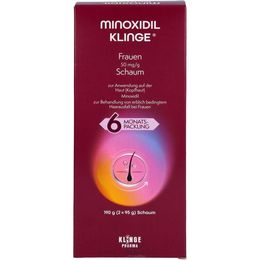 Minoxidil Klinge Frauen 50 mg/g Schaum 190 g
