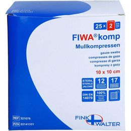 Fink & Walter Mullkompressen 10x10 cm steril 12fach 25X2 St
