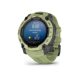 Garmin Smartwatch Instinct 3 AMOLED farn gr&uuml;n/grau, Geh&auml;usegr&ouml;&szlig;e 50 mm