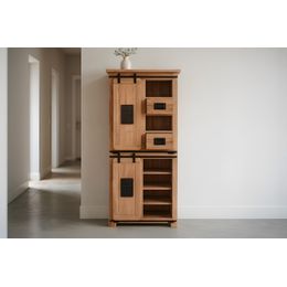Highboard LIBRO IV Akazie naturfarben / Akazie naturfarben