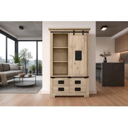 Highboard LIBRO III Akazie eichenfarben / Akazie eichefarben