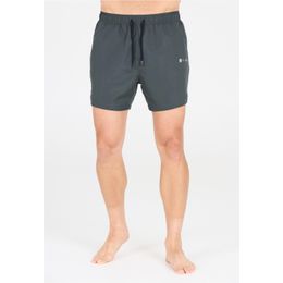 Badeshorts Virtus "Smither", Gr. S, US-Gr&ouml;&szlig;en, gr&uuml;n (dunkelgr&uuml;n), Polyester, unifarben, Badehosen Badeshorts, mit 4-Wege-Stretch