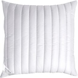 Microfaserkissen Billerbeck "Liliane, Kissen ist Allergiker freundlich (Hausstauballergiker)", wei&szlig;, B:80cm L:80cm, F&uuml;llung: 100% Polyester, Kopfkissen, Faserkissen mit hydrophil ausger&uuml;stetem Baumwollbezug