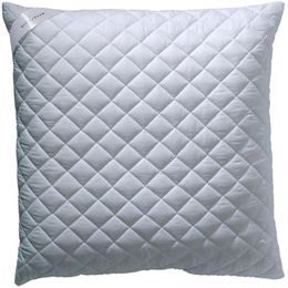 Microfaserkissen Billerbeck "Emelie, Kissen made in Germany, Kuscheliges Faserkissen", wei&szlig;, B:80cm L:80cm, F&uuml;llung: 70% Polyester, 30% Lyocell (TENCEL&trade;), Kopfkissen, mit separat waschbarer und Aloe-Vera veredeltem Bezug