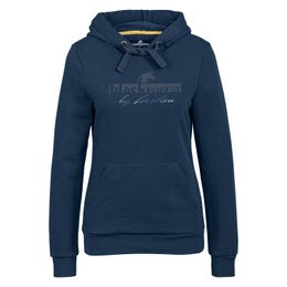 Black Forest Hoodie mit Silikonprint blau Damen S