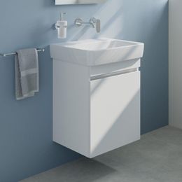 Geberit Renova Plan Waschtisch, evineo ineo5 evo Unterschrank B: 55 cm, 1 T&uuml;r, mit Griffmulde,, 501635008+BE0984WH,