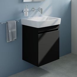 Geberit Renova Plan Waschtisch, evineo ineo5 evo Unterschrank B: 55 cm, 1 T&uuml;r, mit Griffmulde,, 501635008+BE0984BM,