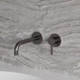 Omnires Y Waschtischarmatur, Wandmontage, Y1215HLGR,