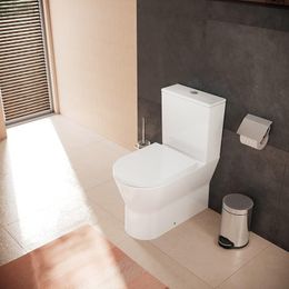 Hansgrohe EluPura Original S Toilette bodenstehend mit AquaChannel Flush, 60205450,