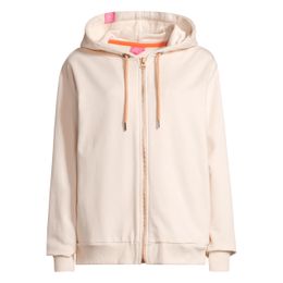 Sweatjacke SALZHAUT "Sweatjacke HEDVIG", Damen, Gr. S, beige, Obermaterial: 100% Baumwolle CO(Bio)., Sweatjacken Sweatjacke