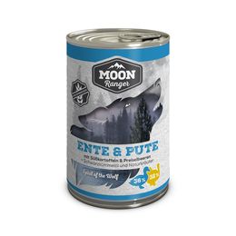 MOON Ranger Ente & Pute mit S&uuml;&szlig;kartoffeln Hunde-Nassfutter getreidefrei 400g