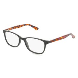 Fielmann JIL 030 FLEX CL Brille Teenager | Fassung: Vollrand, Quadratisch, Schwarz Havanna