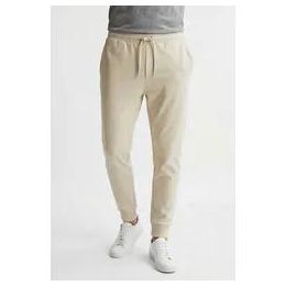 Jogginghose BOSS Green "Hadiko", Herren, Gr. M, N-Gr, light beige272, Web, Obermaterial: 95% Baumwolle, 5% Elasthan, regular fit lang, Hosen Jogginghose, mit Kordel