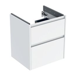 Geberit Renova Plan Waschtisch-Unterschrank 504026011 2 Schubladen, Korpus/Front wei&szlig; / lackiert seidenglanz, Breite 54,6 cm