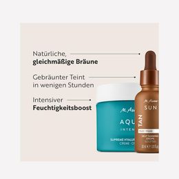 Supreme Hyaluron Gesichtscreme & Self Tanning Drops Selbstbr&auml;uner - M. Asam AQUA INTENSE
