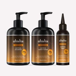 Coffein Haarpflege Routine Power Formula f&uuml;r sofort dickeres Haar 3-teilig - ahuhu THICKENING