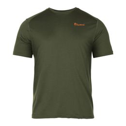 Pinewood T-Shirt Abisko Merino Wool Mossgreen (Gr&ouml;&szlig;e: S)