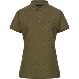 Blaser Outfits Damen Poloshirt Allover Dark Olive/Black (Gr&ouml;&szlig;e: 38)