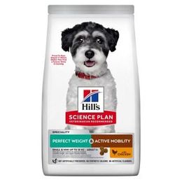 Hill's Hill's Science Plan Trockenfutter Hund, Adult, Small & Mini, Perfect Weight + Active Mobility, mit Huhn 6 kg