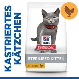 Hill's Hill's Science Plan Trockenfutter Kitten, Sterilised, mit Huhn 10 kg