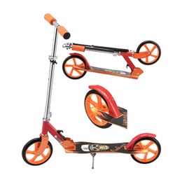 ArtSport Scooter Cityroller Fire Big Wheel 205 mm R&auml;der klappbar h&ouml;henverstellbar &ndash; ab 3 Jahre