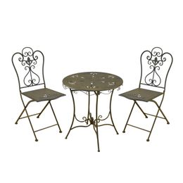 HTI-Living Tischgruppe Braun Lily