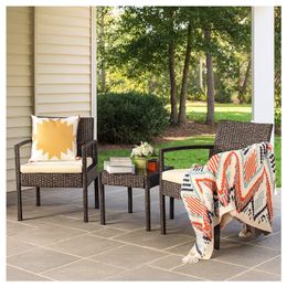 HTI-Living Terrassenm&ouml;bel Braun/Beige Santadi