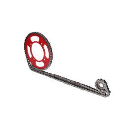 Kettensatz 11/50 Z&auml;hne rot f&uuml;r Beta RR 50 Motard 05-