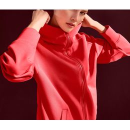 Tchibo - Kapuzen-Sweatjacke - Damen - Gr. M - rot