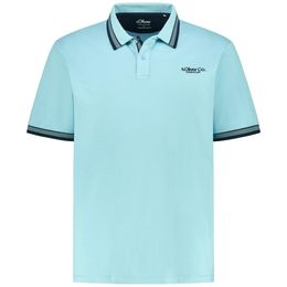 Gro&szlig;e Gr&ouml;&szlig;en s.Oliver Poloshirt mit Elasthan Farbe karibikblau Gr&ouml;&szlig;e: 4XL