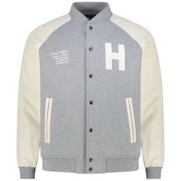 Herren Gro&szlig;e Gr&ouml;&szlig;en | Tommy Hilfiger Blousonjacke mit Stretch Farbe grau Gr&ouml;&szlig;e: 4XL