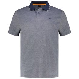 Gro&szlig;e Gr&ouml;&szlig;en BOSS Poloshirt mit Kontrastdetails Farbe dunkelblau Gr&ouml;&szlig;e: 6XL