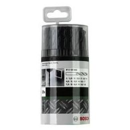 Bosch Accessories 2609255033 HSS Metall-Spiralbohrer-Set 19teilig 1 mm, 1.5 mm, 2 mm, 2.5 mm, 3 mm, 3.5 mm, 4 mm, 4.5 mm, 5 mm, 5.5 mm, 6 mm, 6.5 mm, 7 mm, 7.5