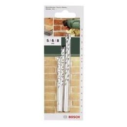 Bosch Accessories 2609255458 Stein-Spiralbohrer-Set 3teilig 5 mm, 6 mm, 8 mm Zylinderschaft 1 Set