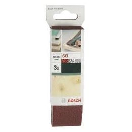 Bosch Accessories 2609256182 Schleifband K&ouml;rnung (num) 60 (L x B) 303 mm x 40 mm 3 St.