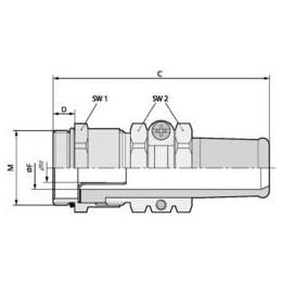LAPP 52105700 Kabelverschraubung M32 Messing Messing 10 St.