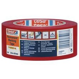 tesa PREMIUM 04169-00059-93 Markierungsklebeband tesa&reg; Professional Rot (L x B) 33 m x 50 mm 1 St.