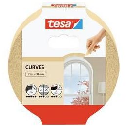tesa KURVEN 56534-00001-00 Kreppband Beige (L x B) 25 m x 38 mm 1 St.