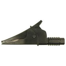 Cliff Croc Clip Sicherheits-Abgreifklemme Steckanschluss 4 mm CAT III 1000 V Schwarz
