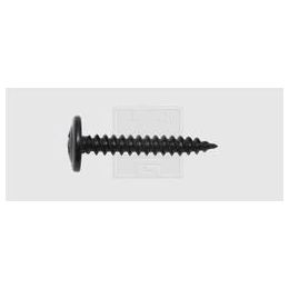 SWG 4009146023245 Blechschrauben 4.8 mm 13 mm Kreuzschlitz Phillips Stahl schwarz verzinkt 100 St.