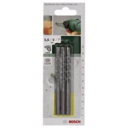 Bosch Accessories 2609256909 Beton-Spiralbohrer-Set 3teilig 5.5 mm, 6 mm, 7 mm SDS-Quick 1 Set