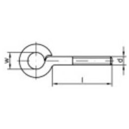 TOOLCRAFT Gewinde&ouml;sen Typ 48 (&Oslash; x L) 5 mm x 10 mm 100 St.