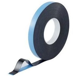 TOOLCRAFT 93038c186 93038c186 Doppelseitiges Klebeband Blau, Schwarz (L x B) 30 m x 20 mm 1 St.