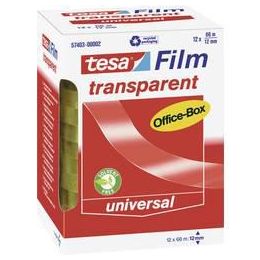 tesa OFFICE-BOX 57403-00002-01 tesafilm Transparent (L x B) 66 m x 12 mm 12 St.