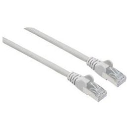 Intellinet 740678 RJ45 Netzwerkkabel, Patchkabel CAT 6a S/FTP 1.00 m Grau Folienschirm, Geflechtschirm, Geschirmt, Halogenfrei 1 St.